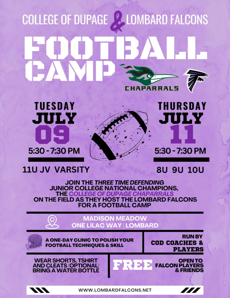 Lombard Falcons Junior Football League – A community-driven youth ...