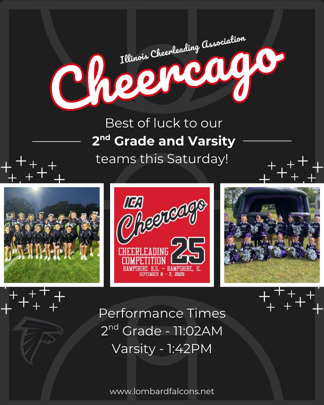 Cheercago 2025 – Lombard Falcons Junior Football League