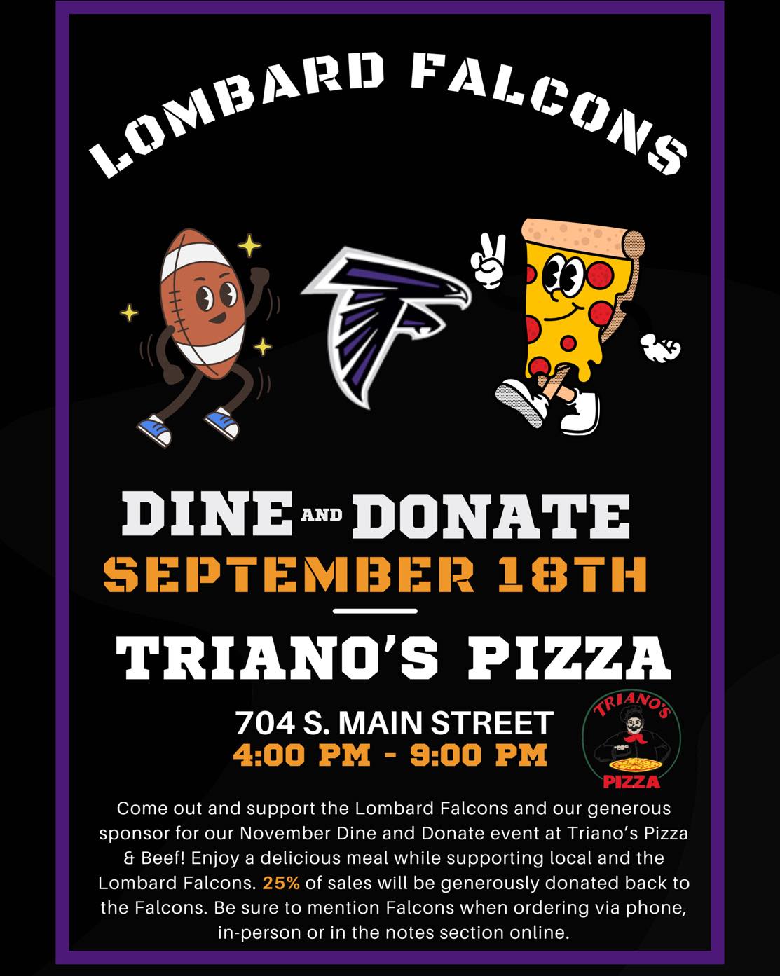 Lombard Falcons Junior Football League – A community-driven youth ...